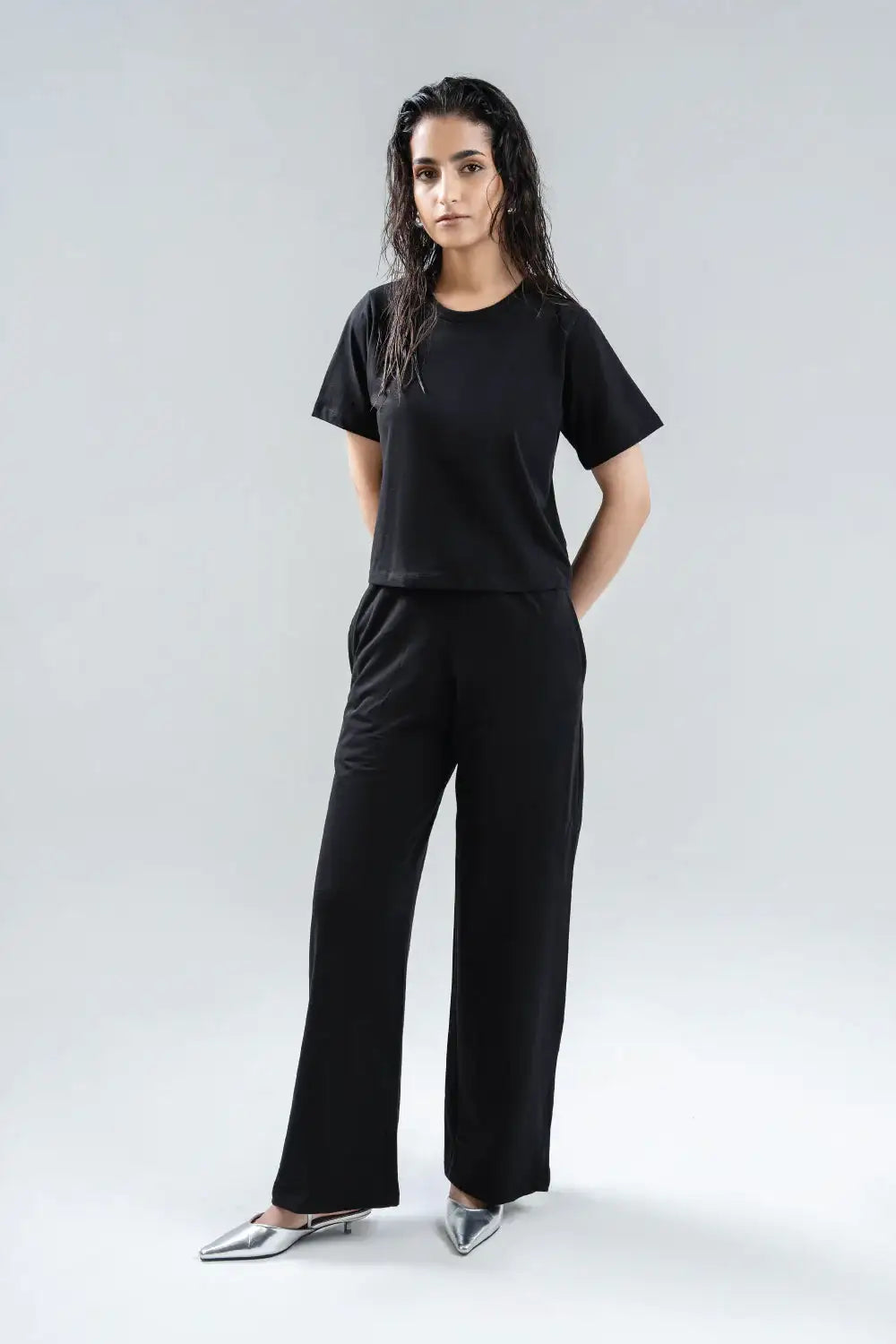 Basic Cropped T-Shirt – Mmall
