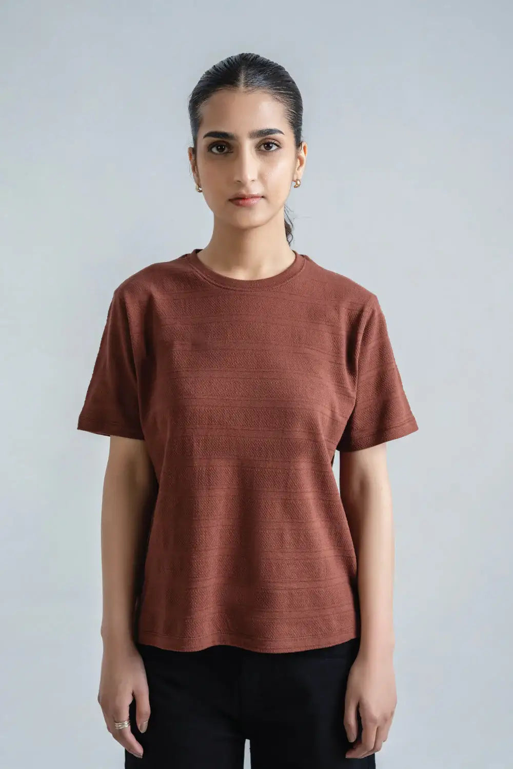 Textured T-Shirt – Mmall